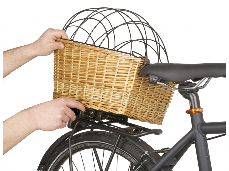 Koš M-Wave zadní proutěný pro psy s krytem