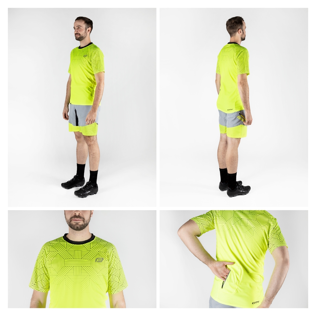 Dres Force CITY, fluo-černý